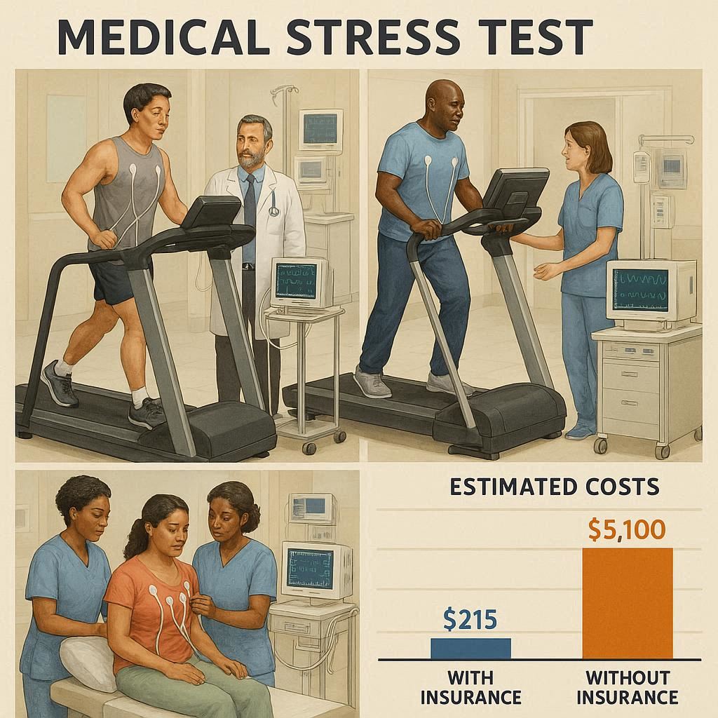 how much does a stress test cost with insurance?